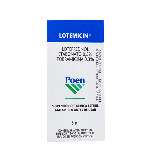 Lotemicin Suspención Oftálmica X 5ml – Óptica Santa Lucía