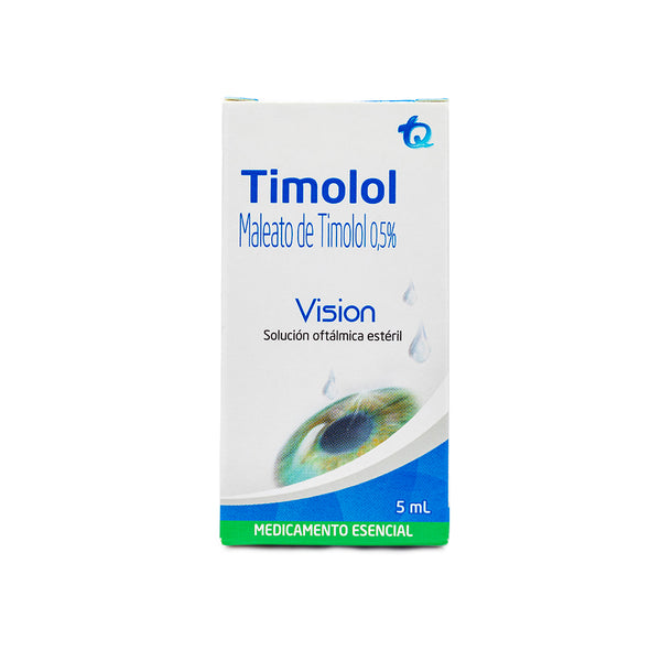 Timolol Solución Oftálmica X 5 Ml – Óptica Santa Lucía
